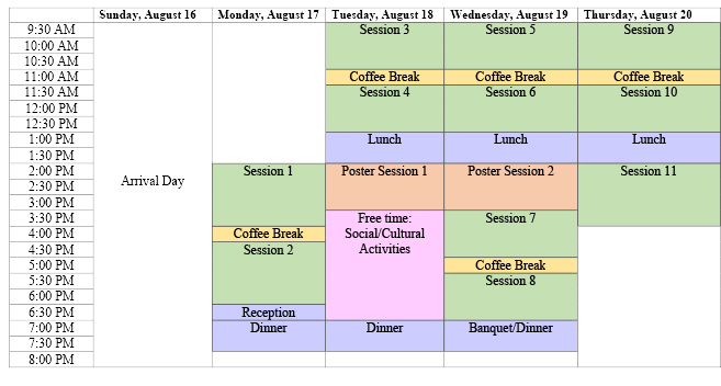 Program At-A-Glance | 2020 Bangalore Thematic Meeting