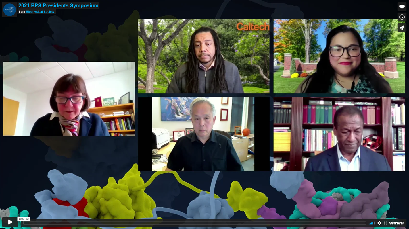 Building an Inclusive Biophysical Society - 2021 President's Symposium