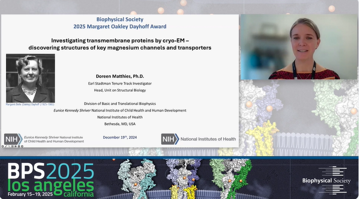 2025 Margaret Oakley Dayhoff Awardee | Biophysical Society
